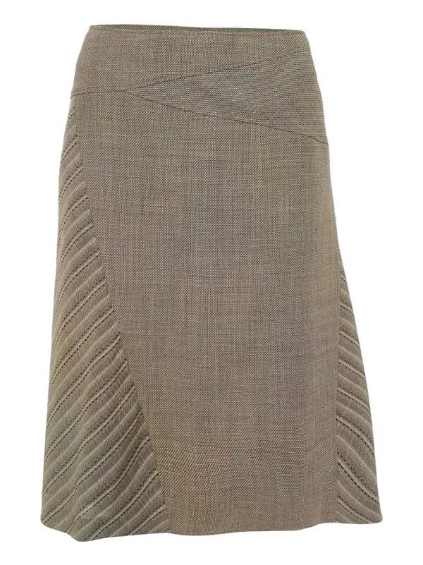 Kenzo A-line Midi Skirt - Grey