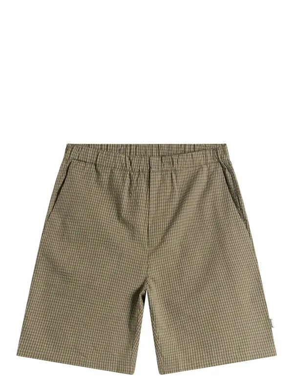 BOUND Gingham Shorts - Olive
