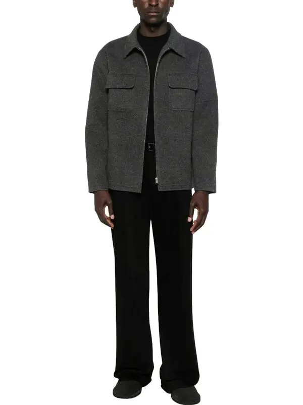Sandro Zipped Jacket - Grey