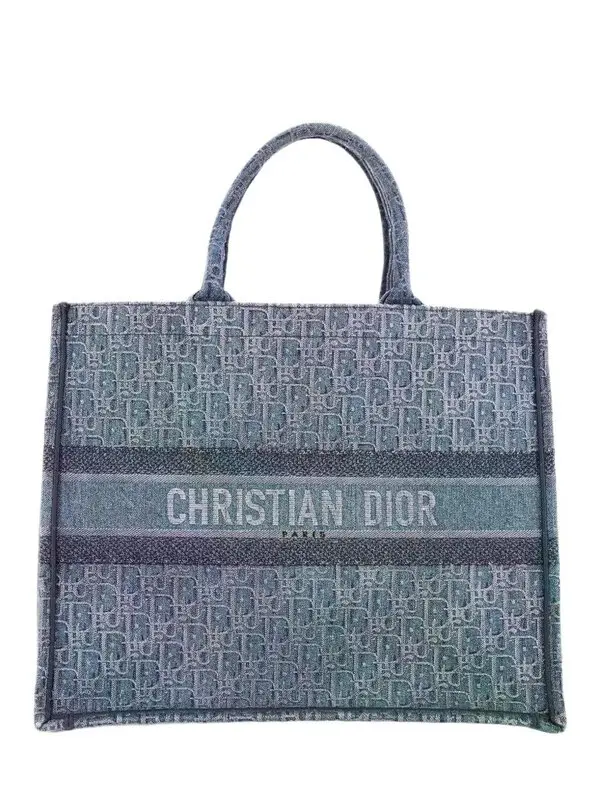 Dior Book Oblique Large Tote Bag - Blue