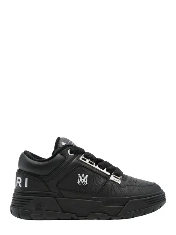 Amiri Ma-1 Grained Leather Low-top Sneakers - Black