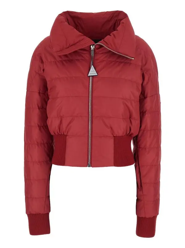 RICK OWENS + MONCLER Rick Owens X Moncler Short Quilted Down Jacket - Red