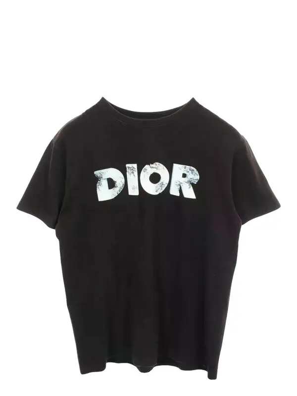 Dior X Daniel Arsham 2000s Logo-print T-shirt - Black