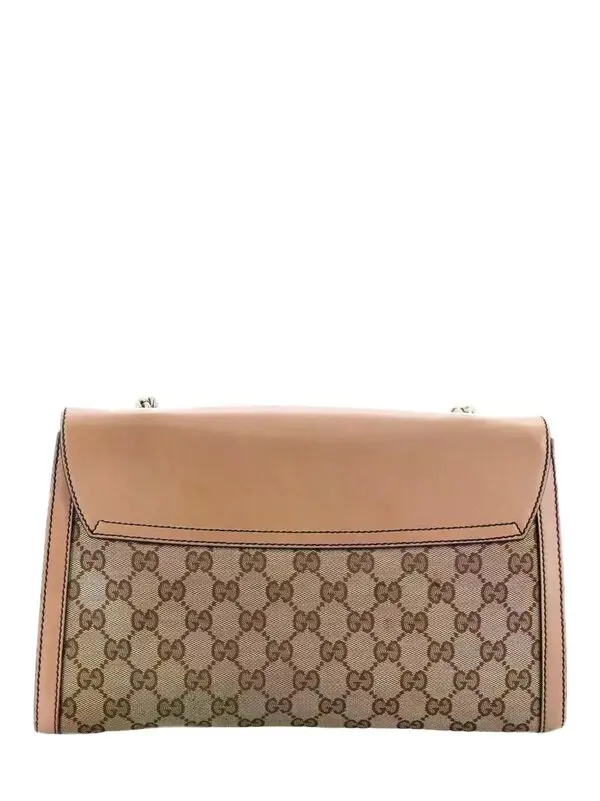 Gucci Gg Canvas And Leather Medium Shoulder Bag - Brown