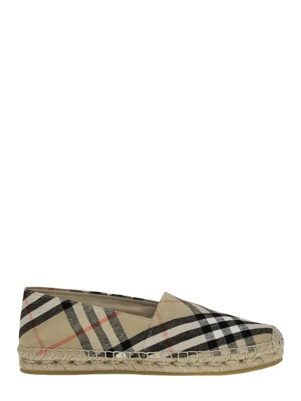Burberry Mews Check Espadrilles - Multicolor