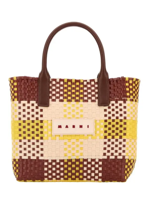 Marni Printed Polypropylene Handbag - Multicolor
