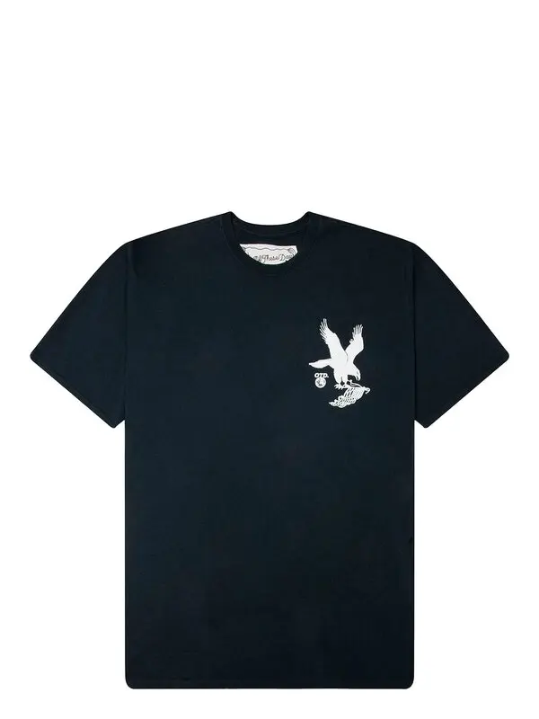 ONE OF THESE DAYS Where Eagles Dare' Graphic T-shirt - Black