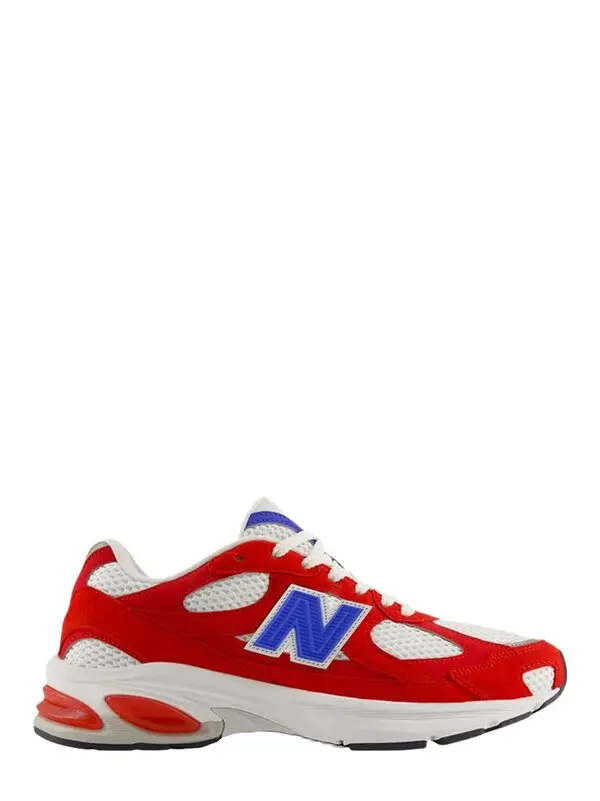 NEW BALANCE 2010 'letter To Legacy White Team Sneakers - Red