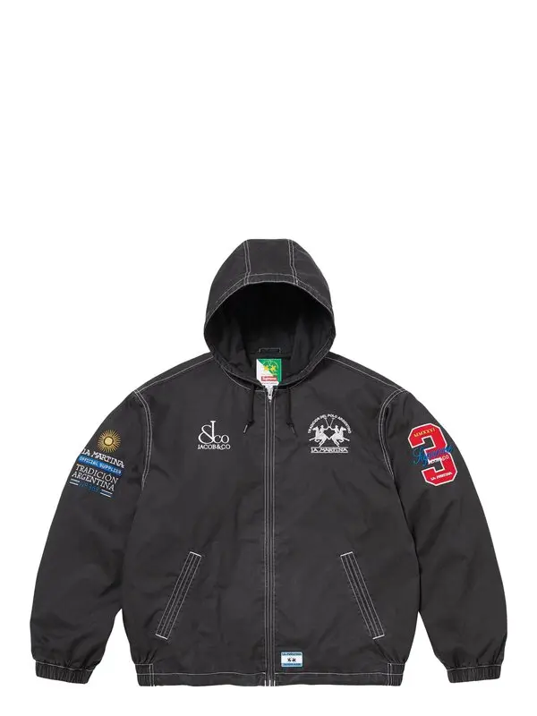 Supreme X La Martina X Jacob & Co Lightweight Hooded Jacket - Black