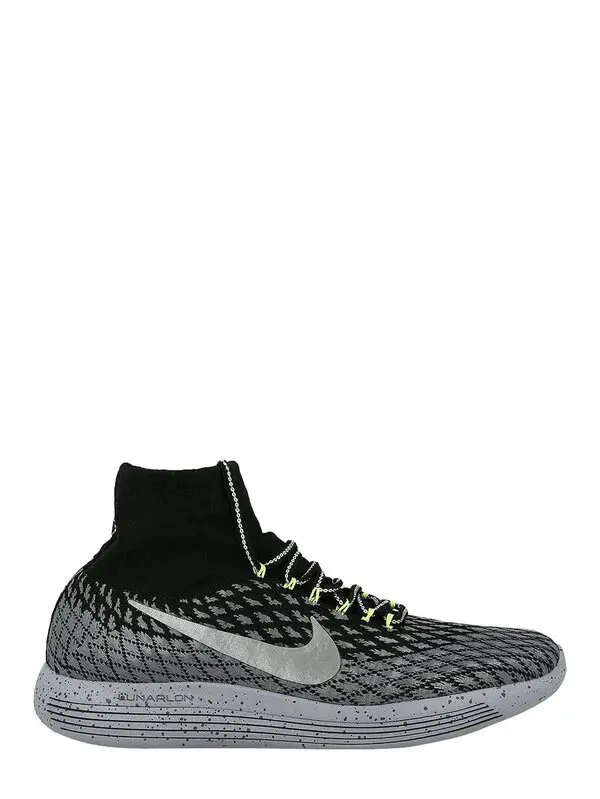 Nike Lunarepic Flyknit Shield Athletic Sneakers - Grey