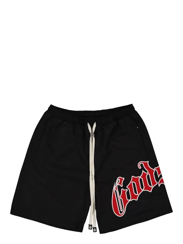 GODSPEED Og Logo Nylon Shorts - Black
