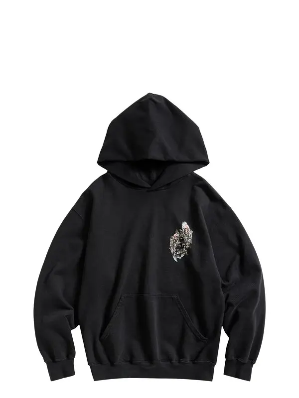 ANTI SOCIAL SOCIAL CLUB Studded Graphic Hoodie - Black