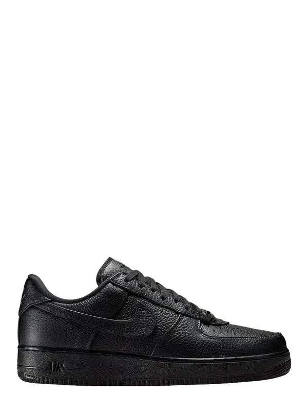 Nike Force 1 Low Leather Sneakers - Black