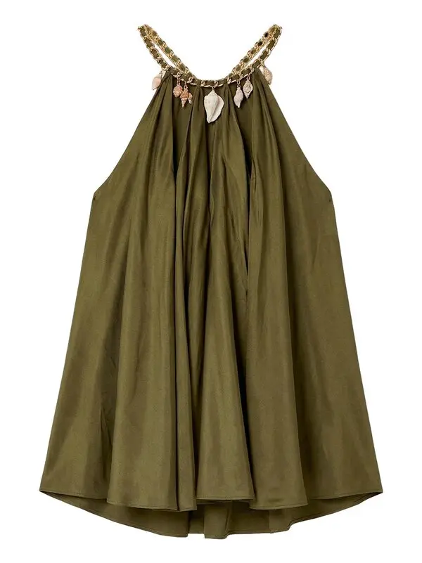Zimmermann Mahon Silk Top - Green