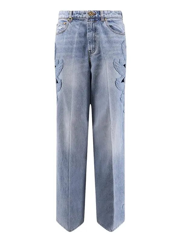 Zimmermann Alchemy Appliqué Relaxed Flare Jeans - Multicolor