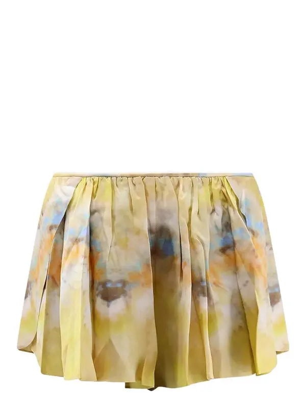 Zimmermann Alchemy Silk Micro Shorts With Tie-dye Print - Multicolor