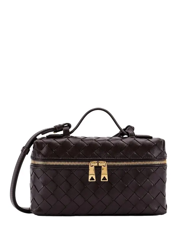 Bottega Veneta Intrecciato Leather Shoulder Bag - Multicolor