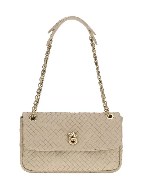 Bottega Veneta Intrecciato Shoulder Bag - Multicolor
