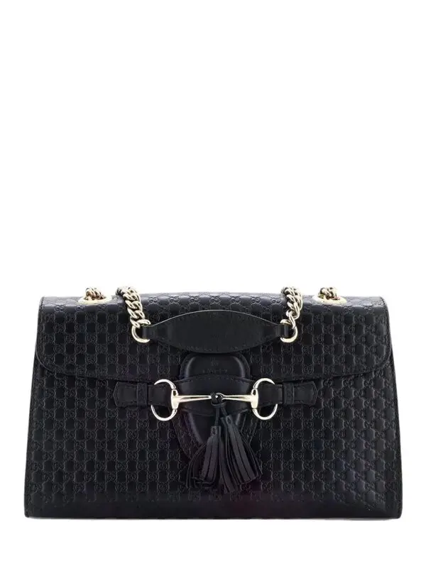 Gucci Emily Chain Flap Bag - Black