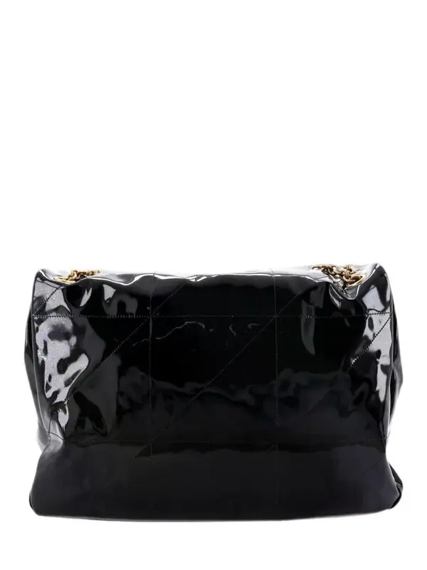 Saint Laurent Jamie 4.3 Quilted Patent Large Shoulder Bag - Black