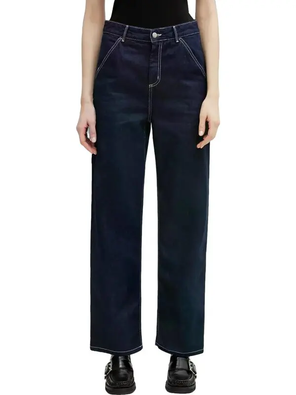 Carhartt Work In Progress Contrast-stitch Jeans - Blue