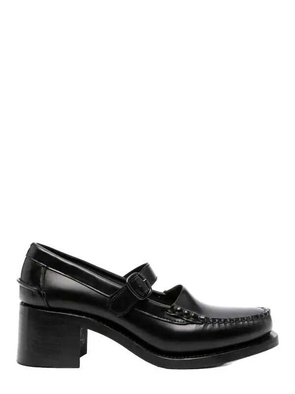 Hereu Blanquer Leather Loafers - Black