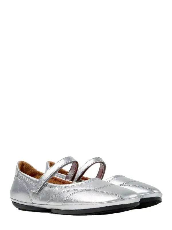 Camper Right Nina Ballet Flats - Silver