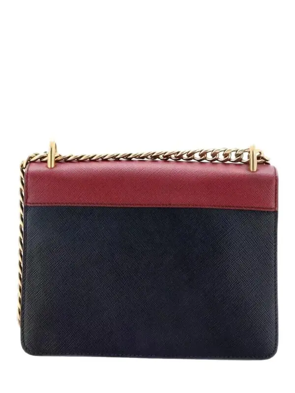 Prada Saffiano Leather Crossbody Bag - Red