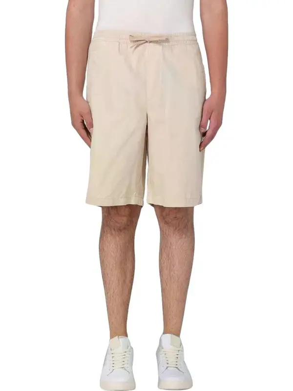 Emporio Armani Drawstring Waist Shorts - Neutrals