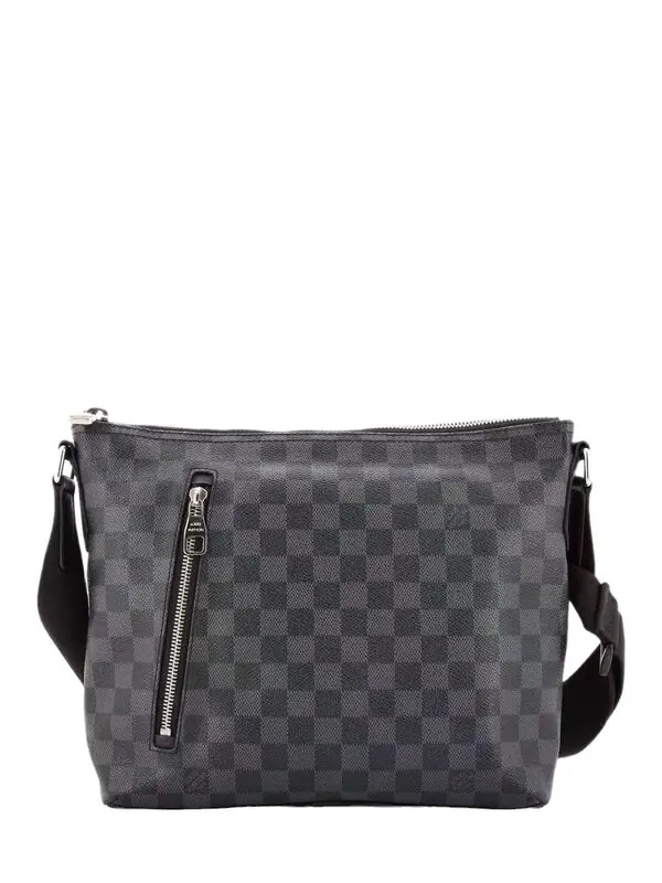 LOUIS VUITTON Damier Graphite Mick Messenger Bag - Black