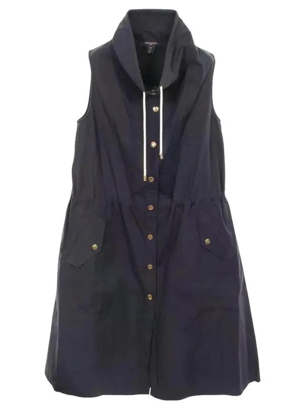 LOUIS VUITTON High-neck Sleeveless Mini Dress - Blue