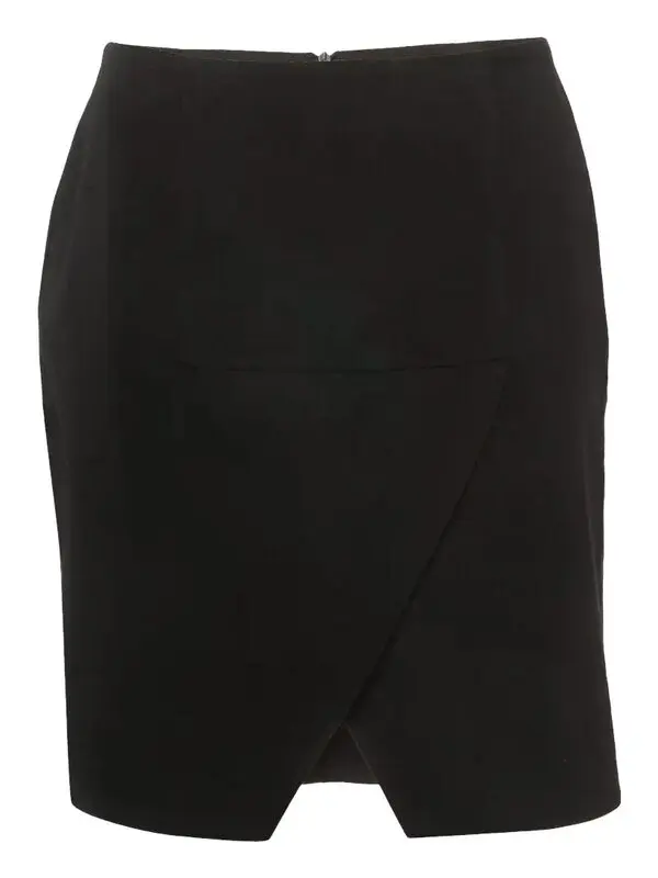 Emporio Armani Gabardine Pencil Skirt - Black