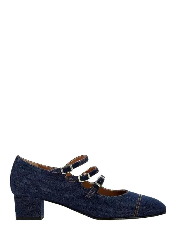 CAREL Kina Buckle-strap Ballet Flats - Blue
