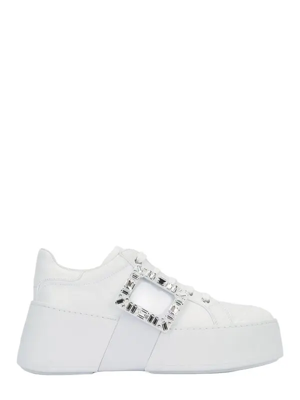 ROGER VIVIER Viv Skate High Strass Sneakers - Multicolor