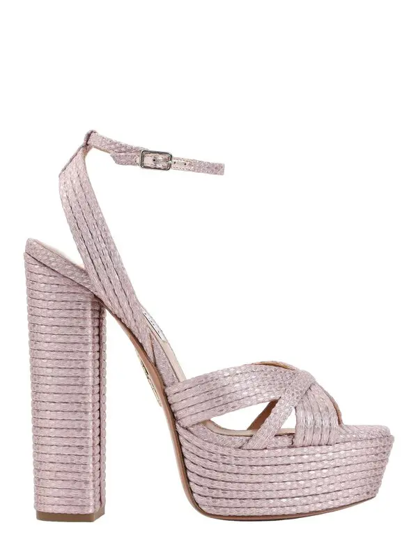 AQUAZZURA Sundace Platform Sandals - Multicolor