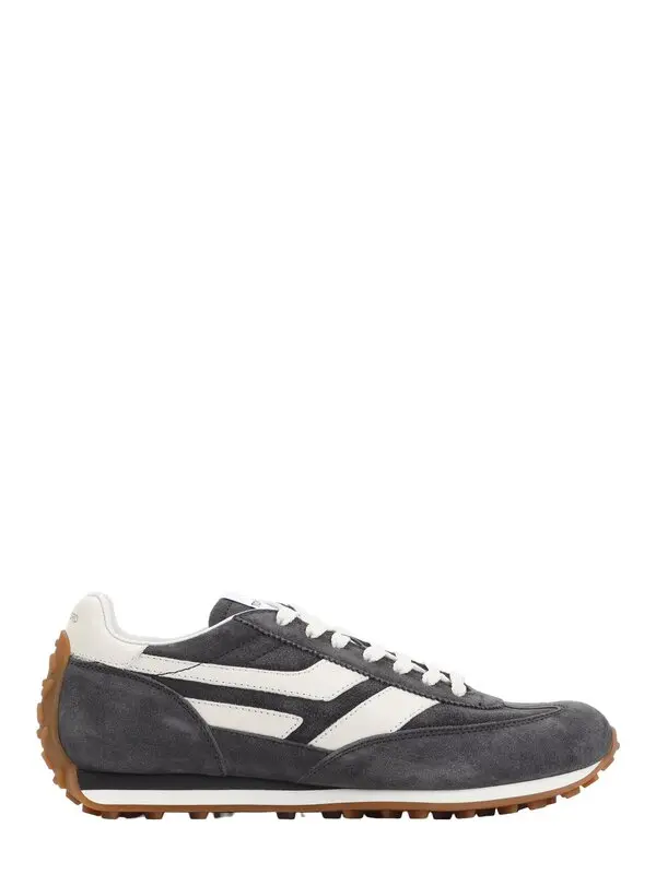 TOM FORD Mick Suede And Leather Sneakers - Gray