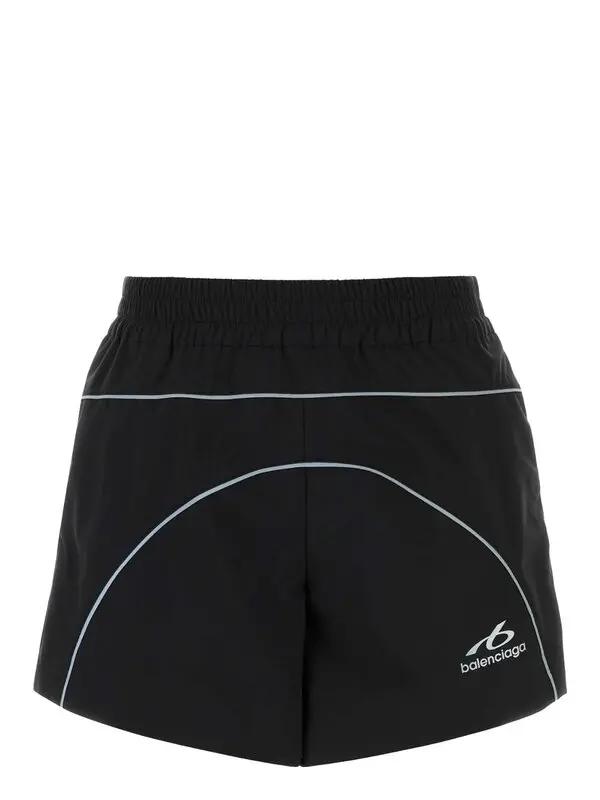 Balenciaga Polyester Shorts - Black