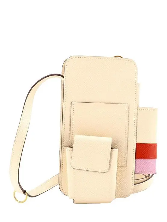 Hermès Hermesway Phone Case Crossbody Bag Epsom - Neutral