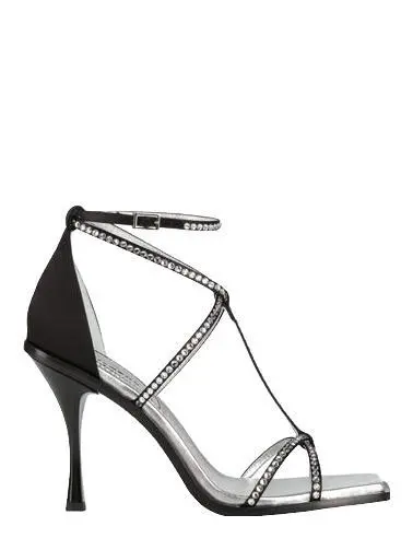 Dsquared2 Embellished Slingback Sandals - Black