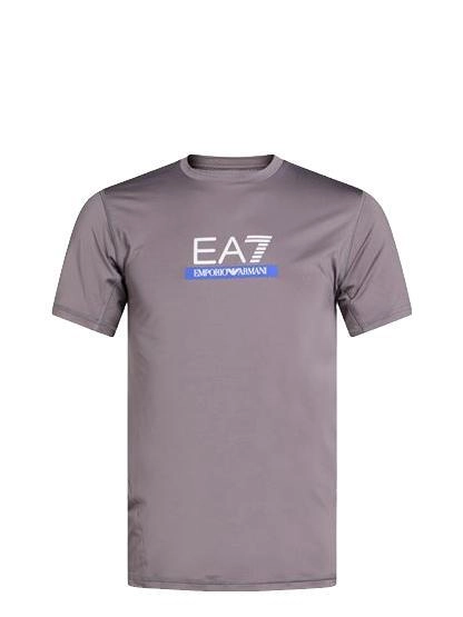 EA7 Crewneck Short Sleeve T-shirt - Grey