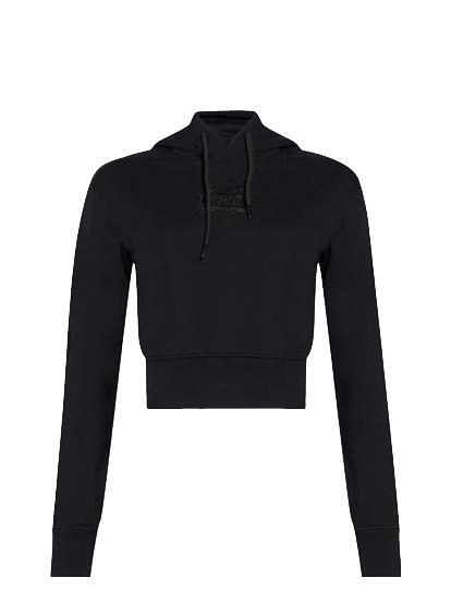 Versace Cotton Hooded Sweatshirt - Black