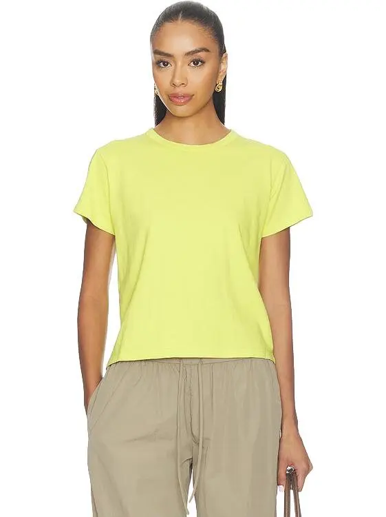 LESET The Margo Tee - Chartreuse