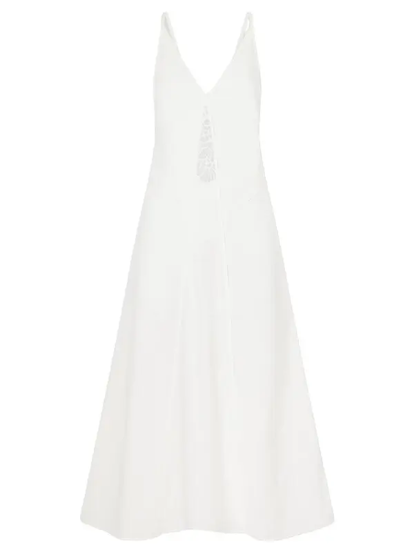 SIR. Klara Embroidered Maxi Dress - Neutrals