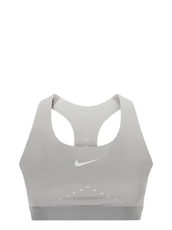 Nike Isamaya Ffrench Airswift Perforated Dri-fit Adv Sports Bra - Silver