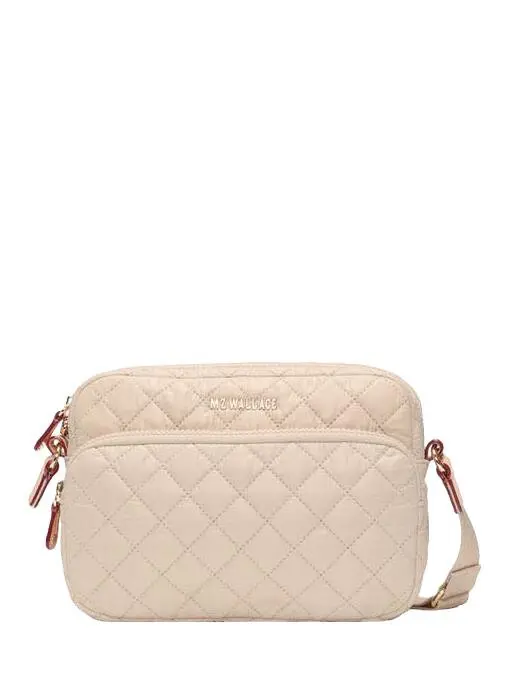 Mz Wallace Quilted Nylon Camera Bag - Buff 2
