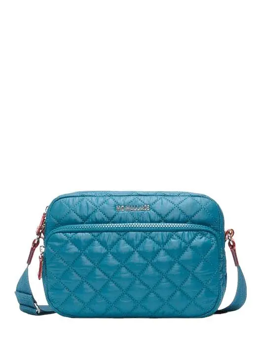 Mz Wallace Quilted Nylon Camera Bag - Pacific