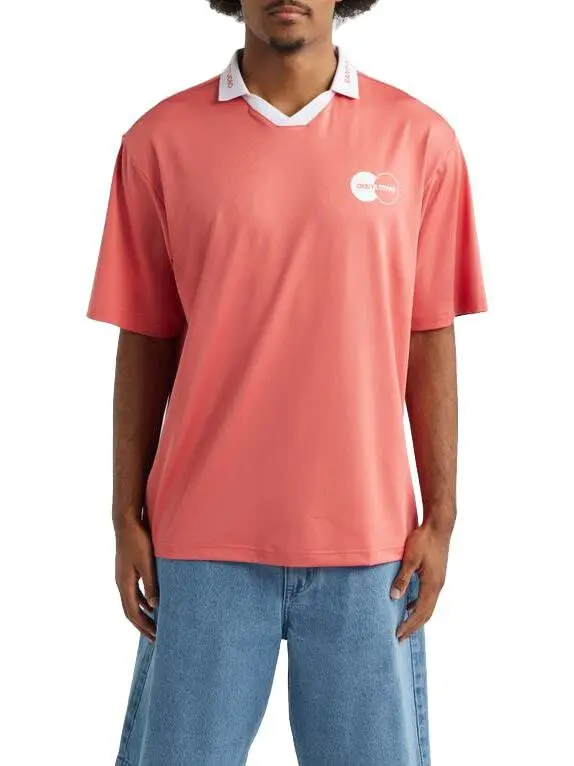 SANTO STUDIO Johnny Collar Short Sleeve Club Jersey - Red