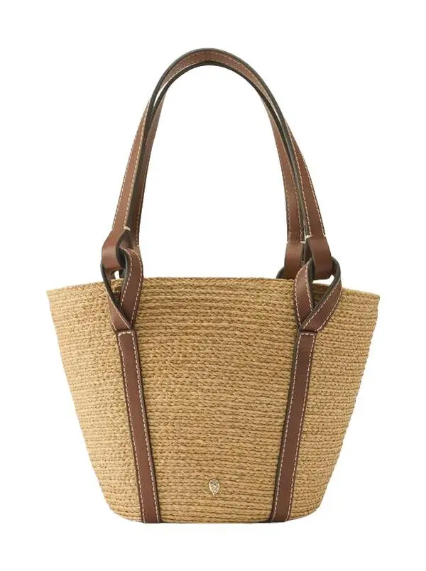 Helen Kaminski Bisou Raffia Bucket Bag - Natural