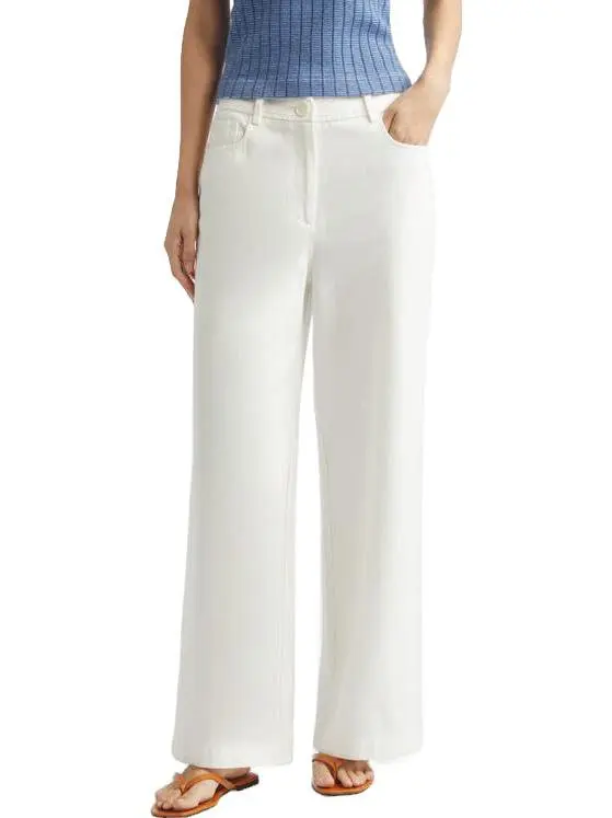 TOCCIN Blair Weekend Wide Leg Jeans - Optic