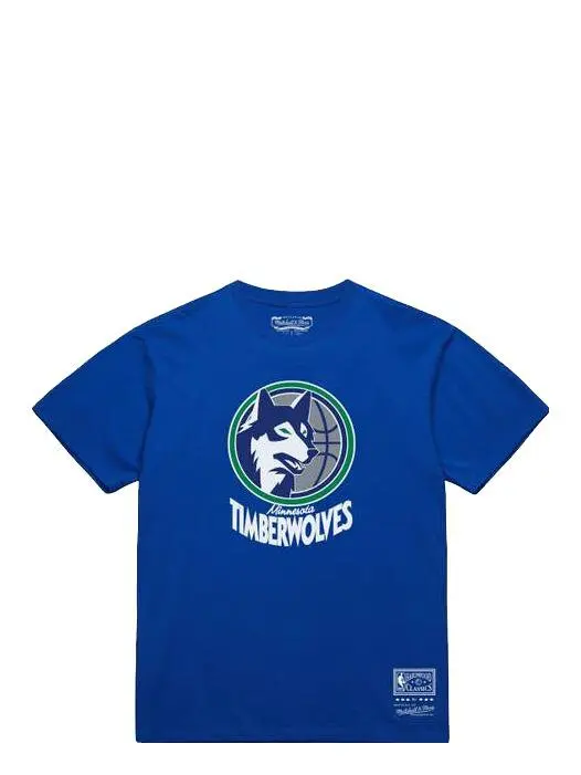 Mitchell & Ness Minnesota Timberwolves Hardwood Classics Arch T-shirt - Royal